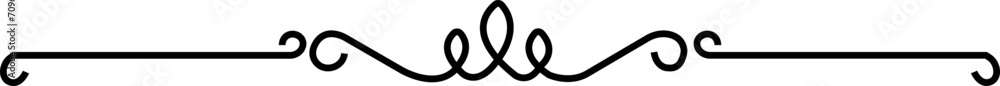 Divider icon. Divider ornament, corner border. Hand drawn vector ...