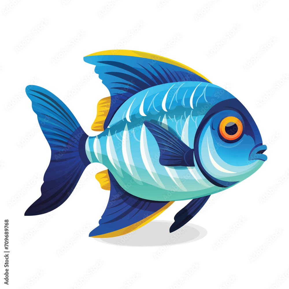 Fish changing colour design flying fish vector fish scale vector red ...