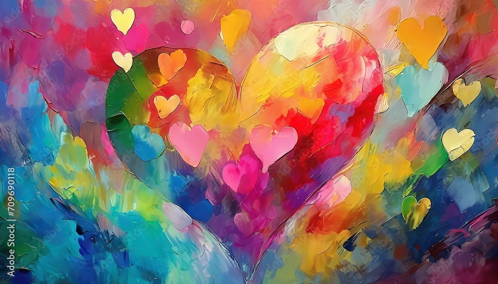 watercolor background.a masterpiece called "Vivid Tenderness: Abstract ...