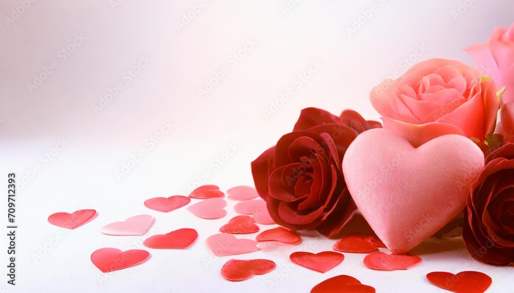 copy space stockphoto beautiful valentine background with hearts and ...