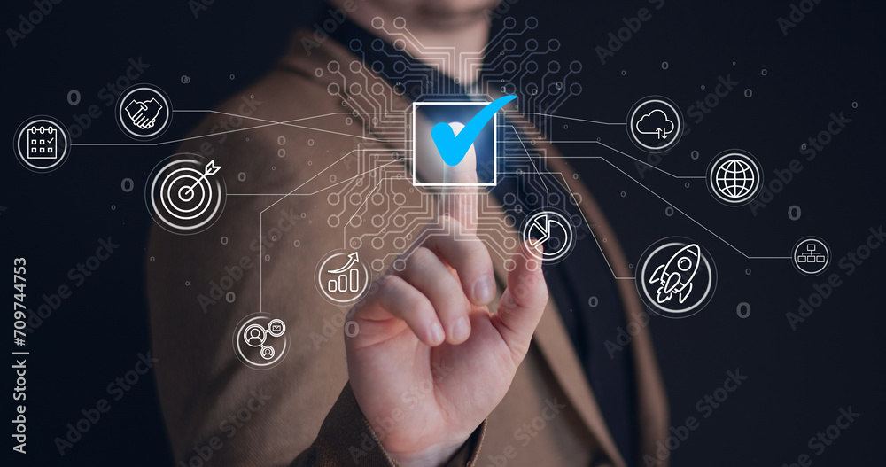 Sign for approval guaranteeing quality control, Document control, and ...