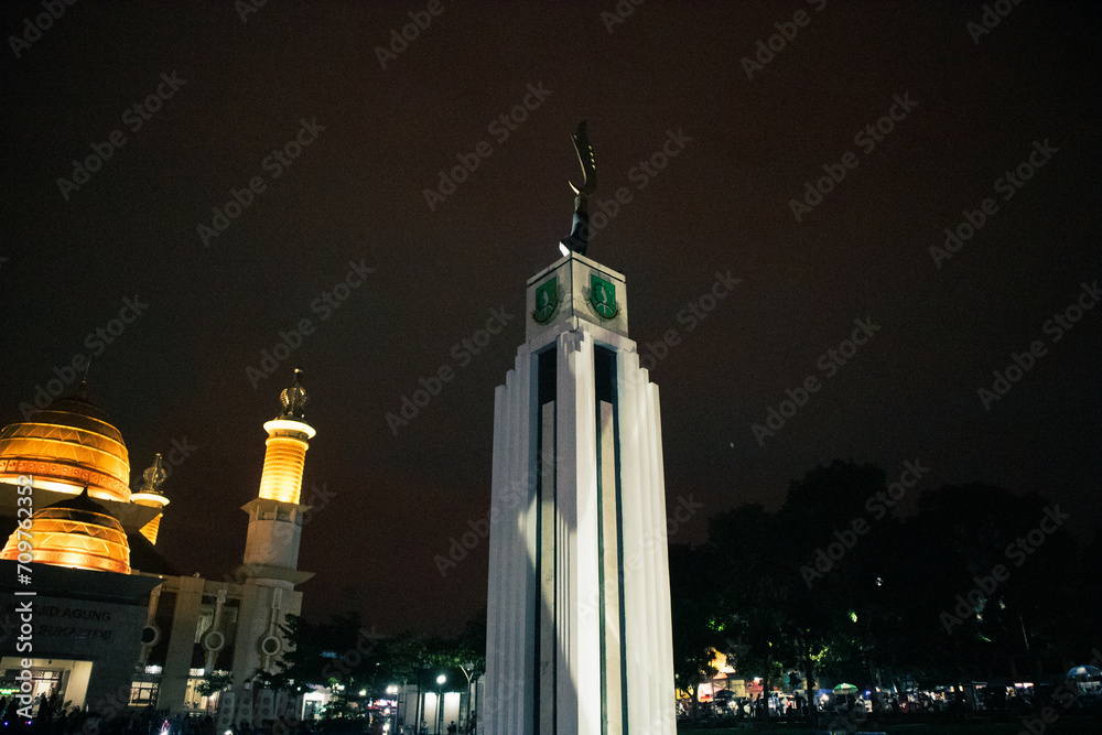 Sukabumi, Indonesia - January 14th 2024 : Kujang Monument, Sukabumi ...