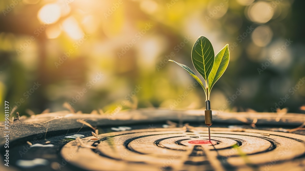 Target or creative growth in the goal company success plan chart ...