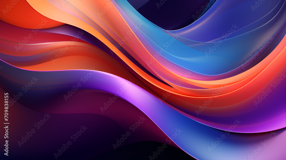 Light seven color Silk Waves Background Wallpapers cool wallpapers cute ...