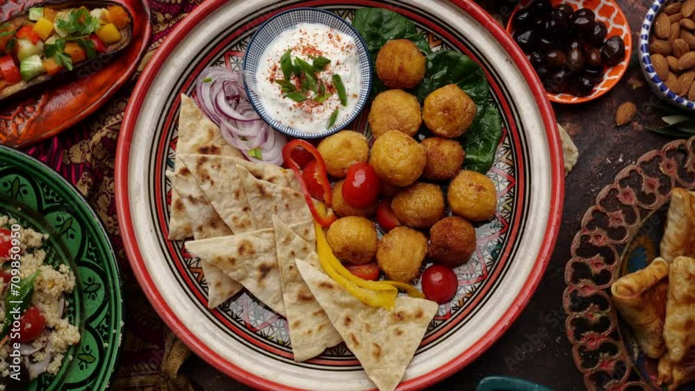Falafel is a deep-fried ball or patty-shaped fritter of Egyptian origin ...
