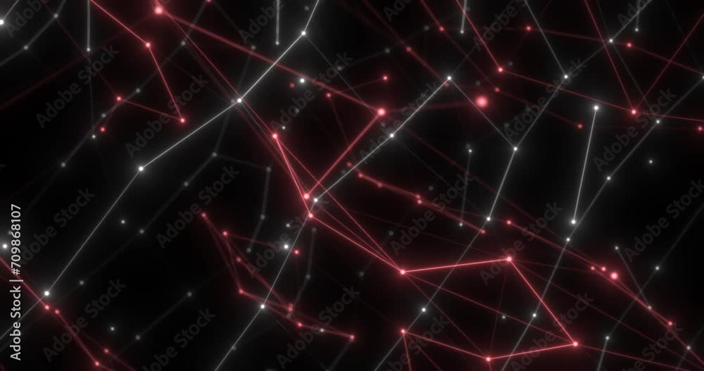 Abstract animated background that resembles a neural network visualization. Stock Video | Adobe ...