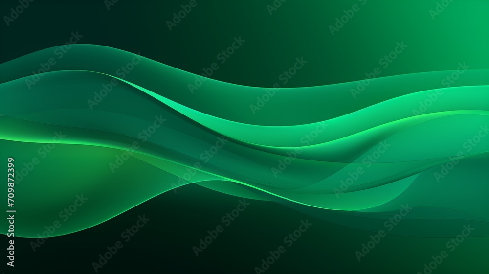 Vibrant green abstract background with dynamic lines - captivating ...