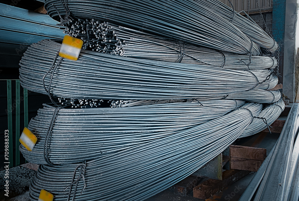 exture of steel deformed or bars background Deformed steel bars for ...