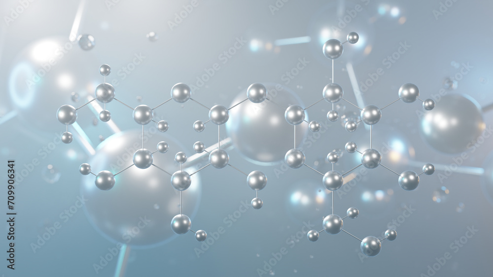 trehalose molecular structure, 3d model molecule, carbohydrates ...