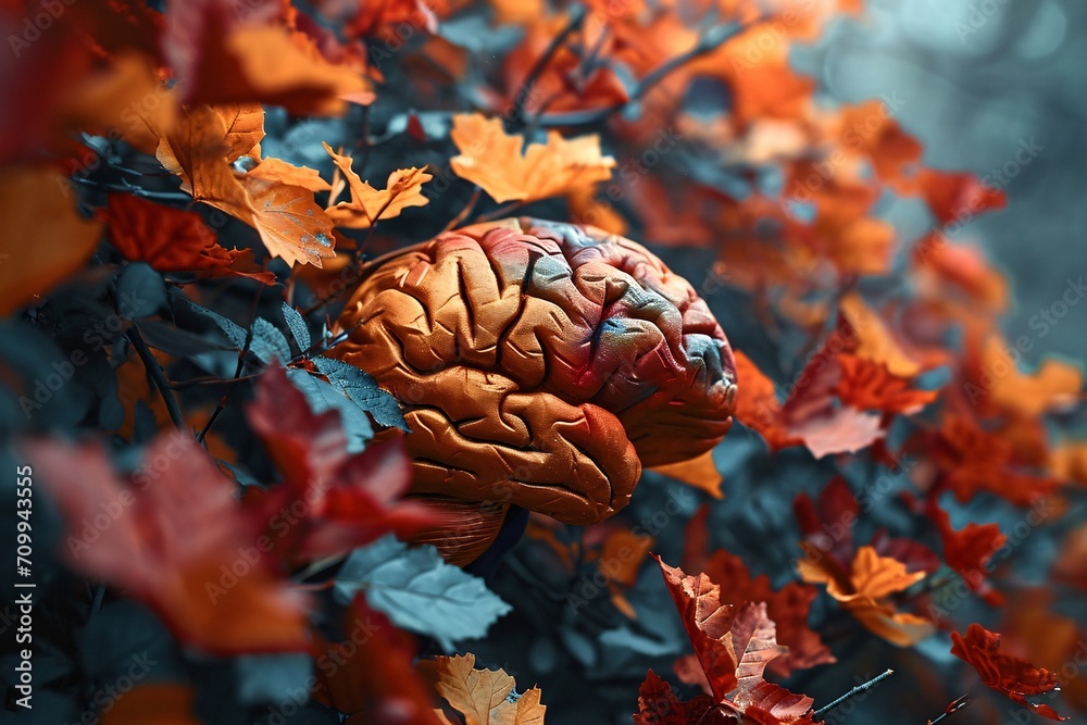Autumn leaves raise awareness for brain disorders like dementia and ...