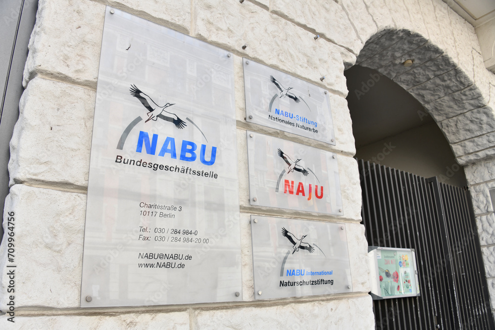 Berlin, Germany - June 9, 2023: Headquarters of NABU in Berlin - NABU ...