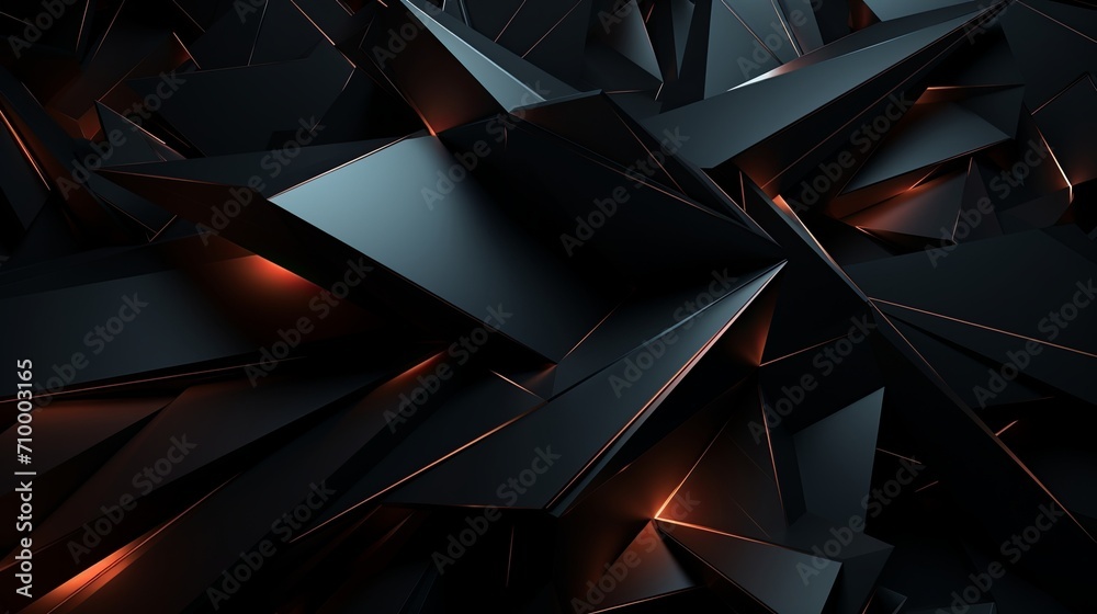 Layered texture of dark colors 3D layers. Cover layout design template ...