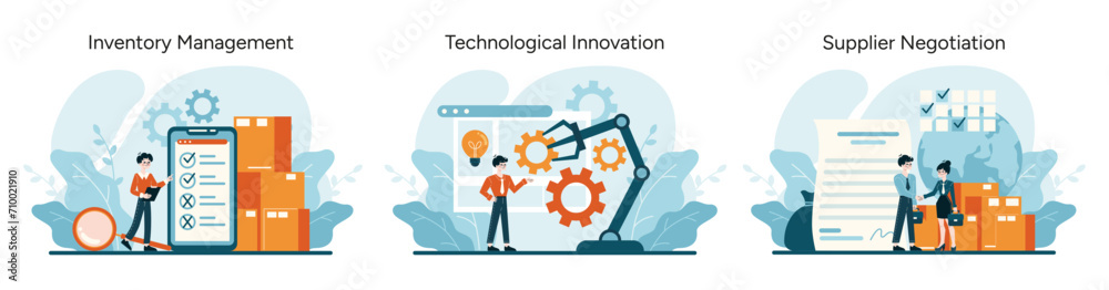 Cost Optimization process set. Streamlined inventory tracking ...