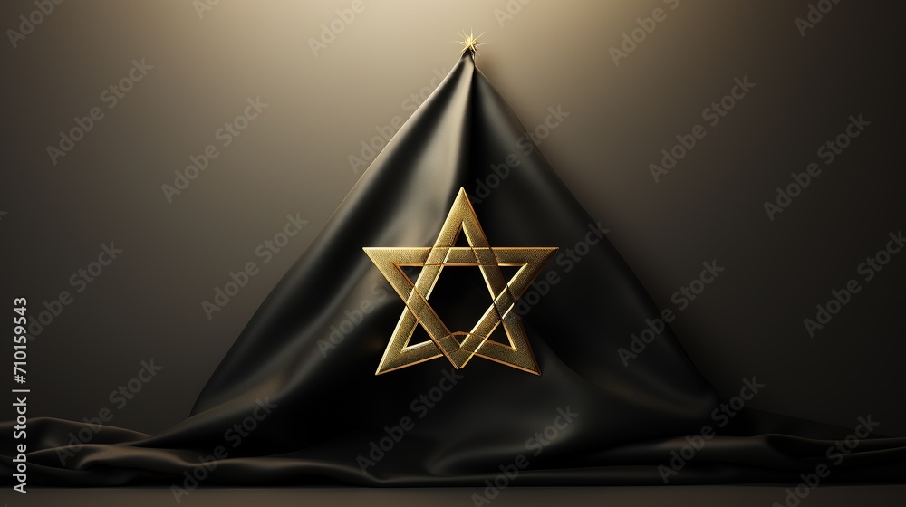 Star of David, ancient symbol, emblem in the shape of a six-pointed ...