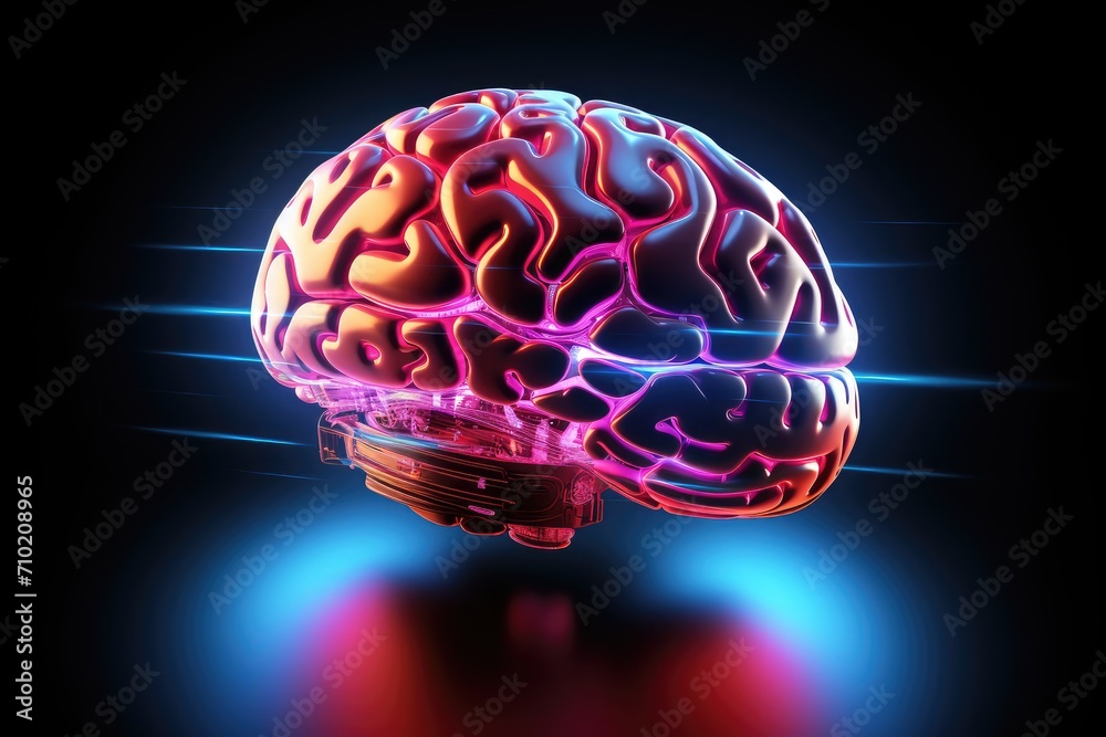 Brain waves (alpha, beta, delta, theta) Science Illustration via ...