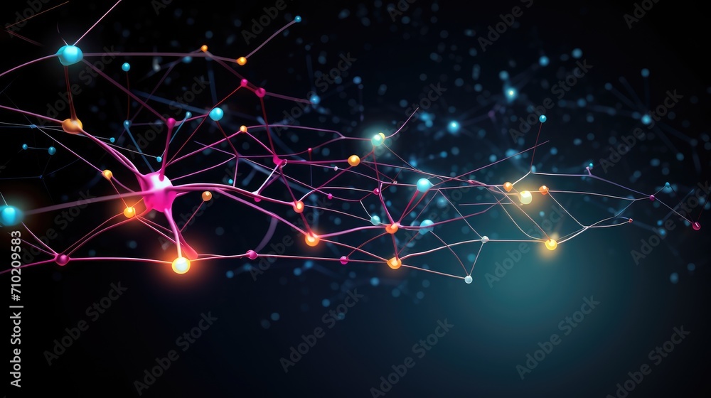 Neuronal Network Neurons Synapses Connections To Peripheral Nervous System Pns Brain