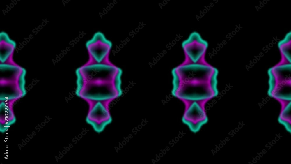 Vidéo Stock 4k Science Fiction. Dynamic CGI Animation and VJ with Illuminated Glowing Lines for ...