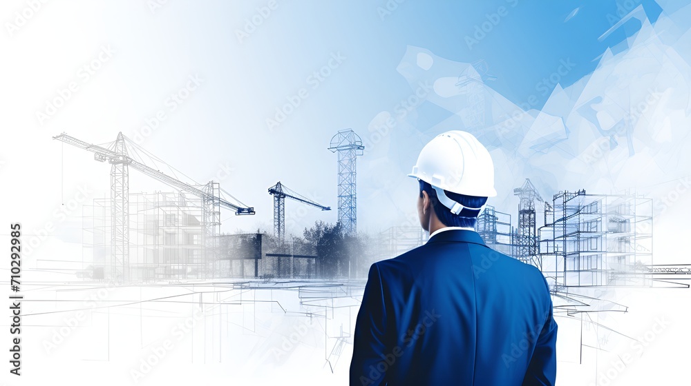 Architect at a clean background for professional portraits , architect ...