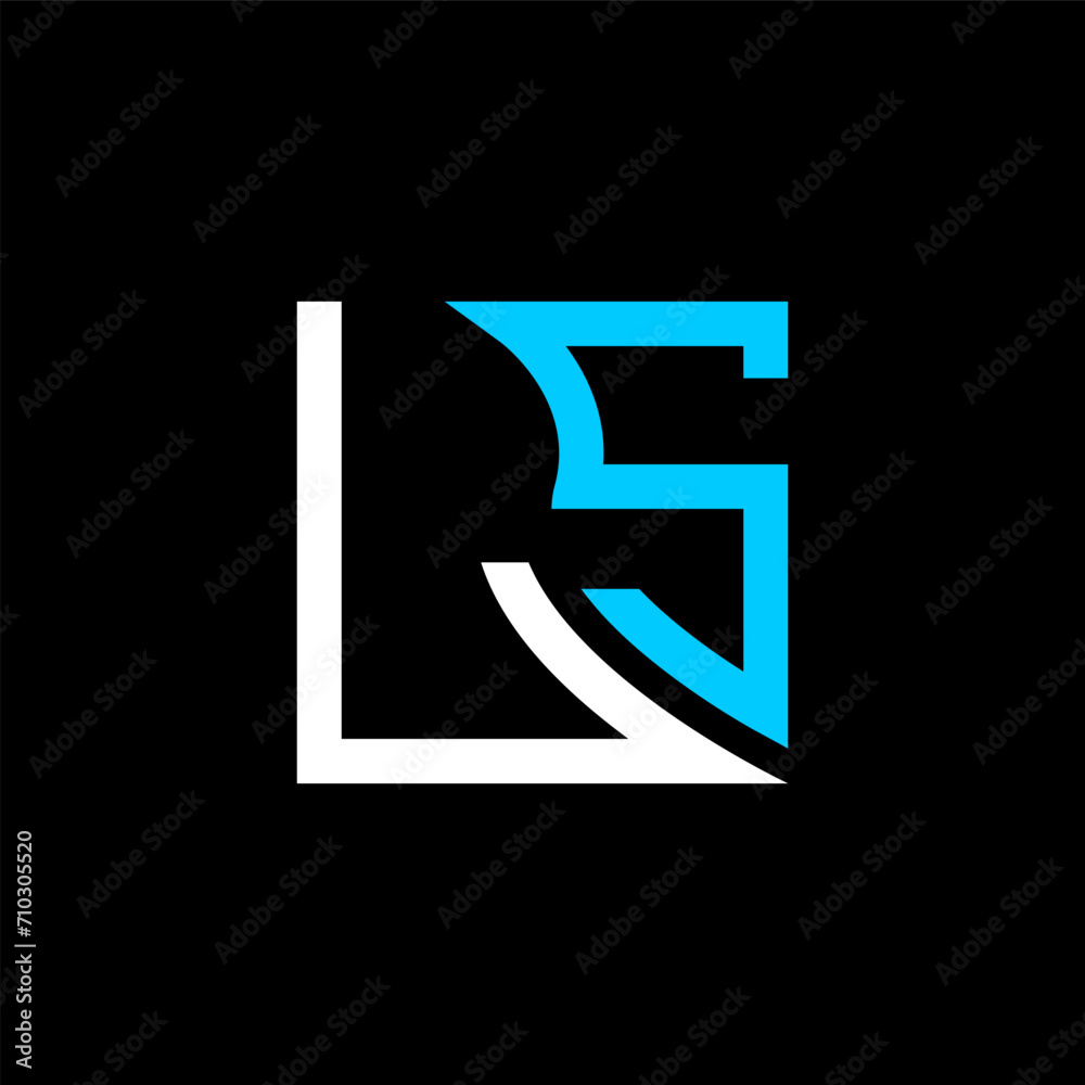 LS letter logo vector design, LS simple and modern logo. LS luxurious ...