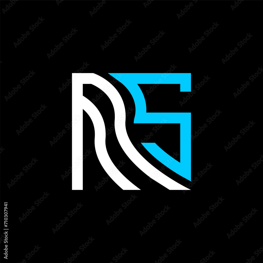 MS letter logo vector design, MS simple and modern logo. MS luxurious ...