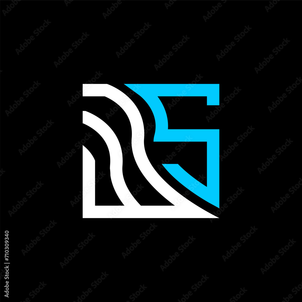 WS letter logo vector design, WS simple and modern logo. WS luxurious ...