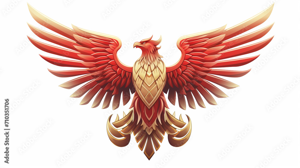 Garuda Pancasila bird logo without background, Generate AI. Stock ...