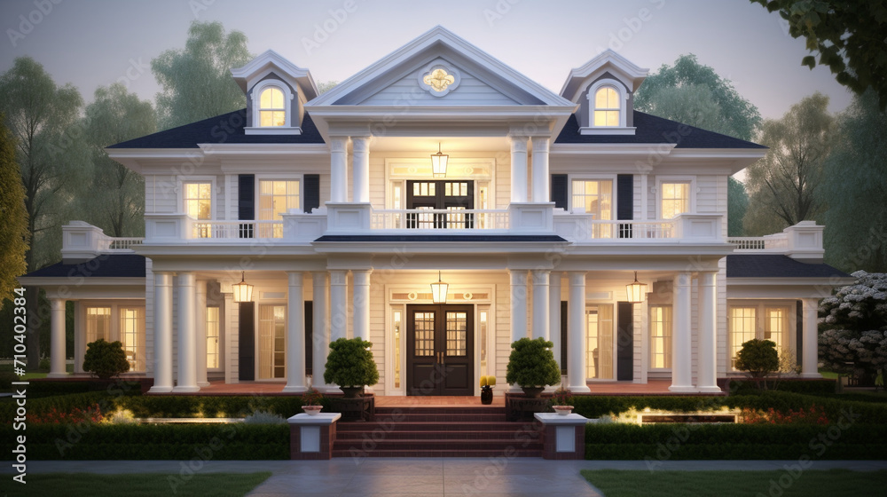 Architectural Heritage: Exploring the Charm of American Classic House ...