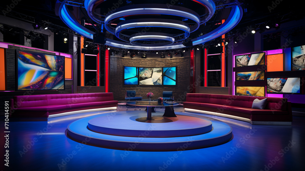 On-Air Anticipation: Sneak Peek into TV Studio Set Getting Ready for ...