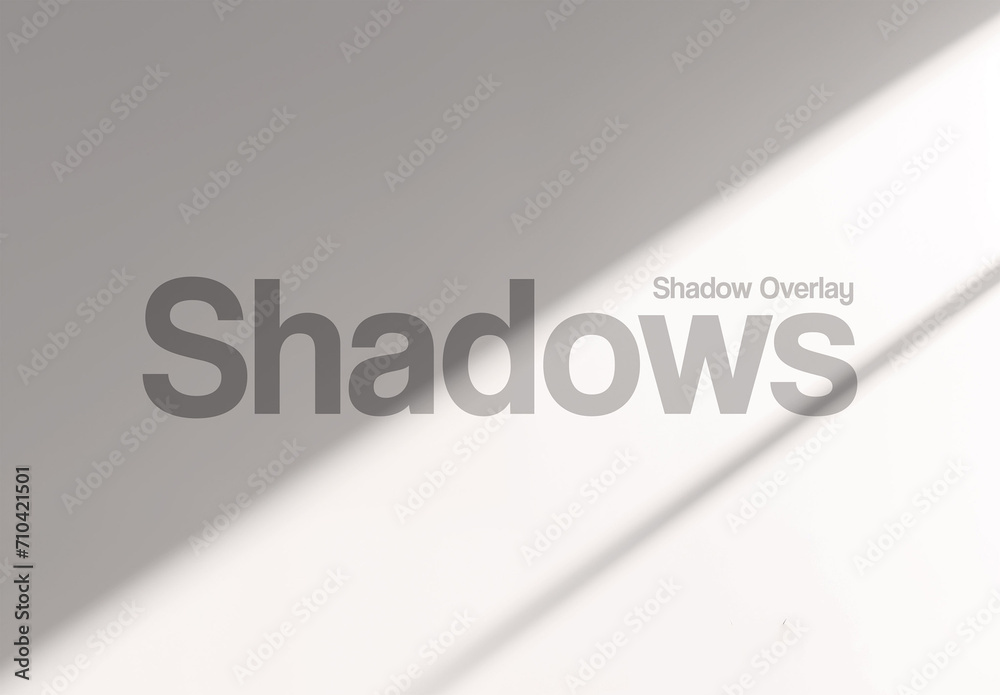 Sun Shadow Overlay Mockup Stock Template | Adobe Stock