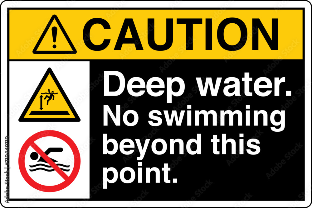 ANSI Z535 Safety Sign Marking Label Two Symbol Pictogram Standards ...