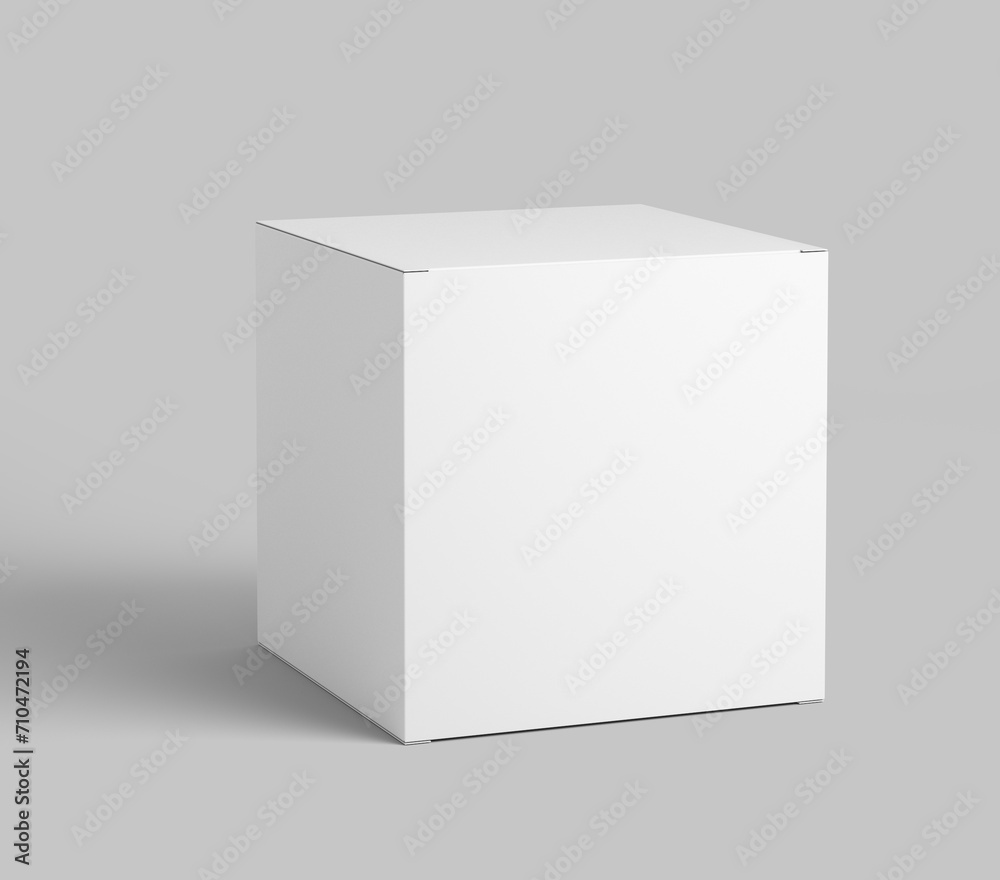 Blank square box mockup Stock Illustration | Adobe Stock