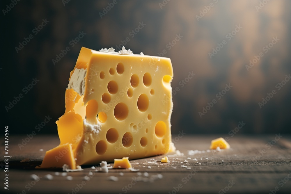 Moldy Delicacy: A Glimpse of Cheese with Character, Transforming with ...