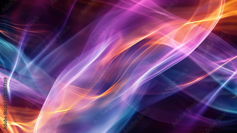 Abstract Light Patterns: An illustration of abstract patterns created ...