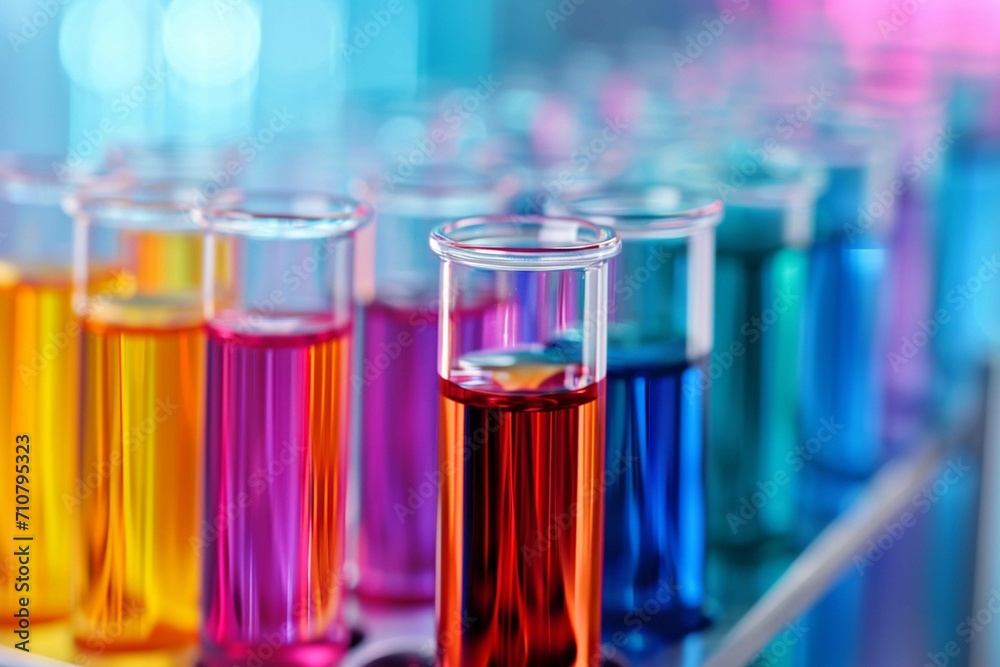 science laboratory test tubes , lab equipment for research new medical ...