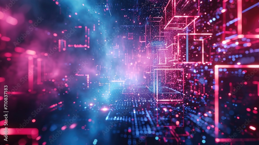 Gaming technology background. Gamer in futuristic. Game joystick. E ...