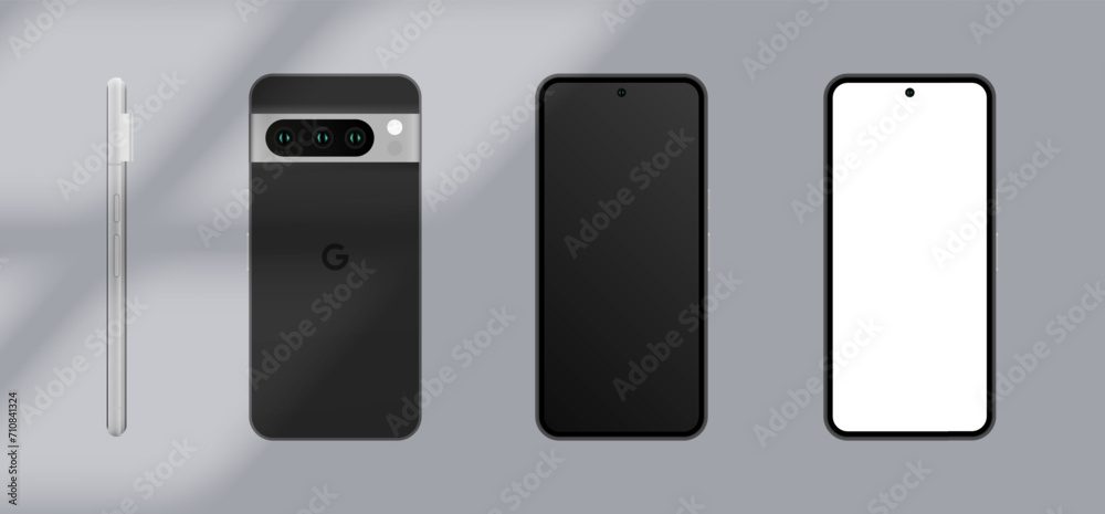 Google Pixel 8 Pro smartphone. Collection of Pixel 8 Pro smartphone ...