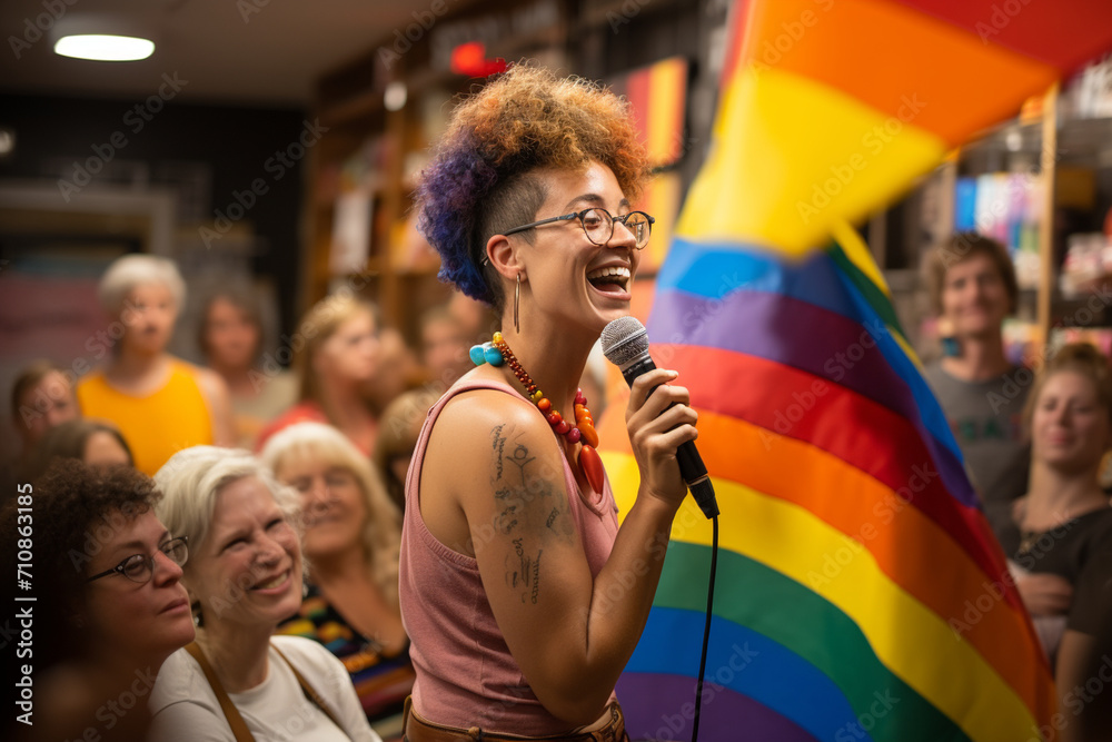 A community workshop on LGBTQ+ history, educating participants about ...