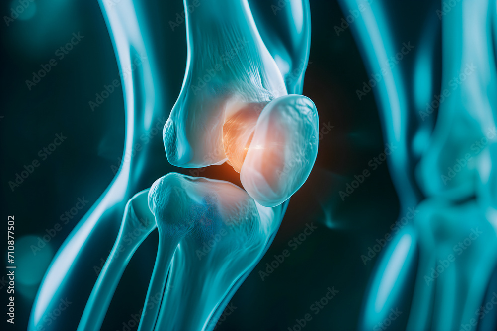 Knee Cap Problem X-Ray Radiography Film, Leg Osteoarthritis Joint ...