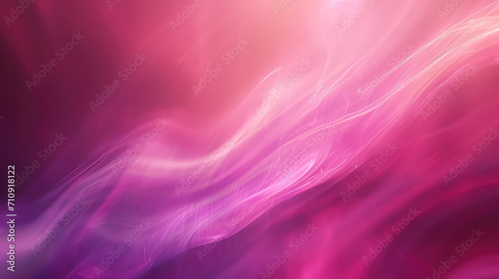 waves of light flowing in an unearthly manner. bright shades of pink ...