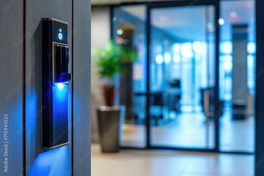 Eye print scan access control system machine, entrance door office ...