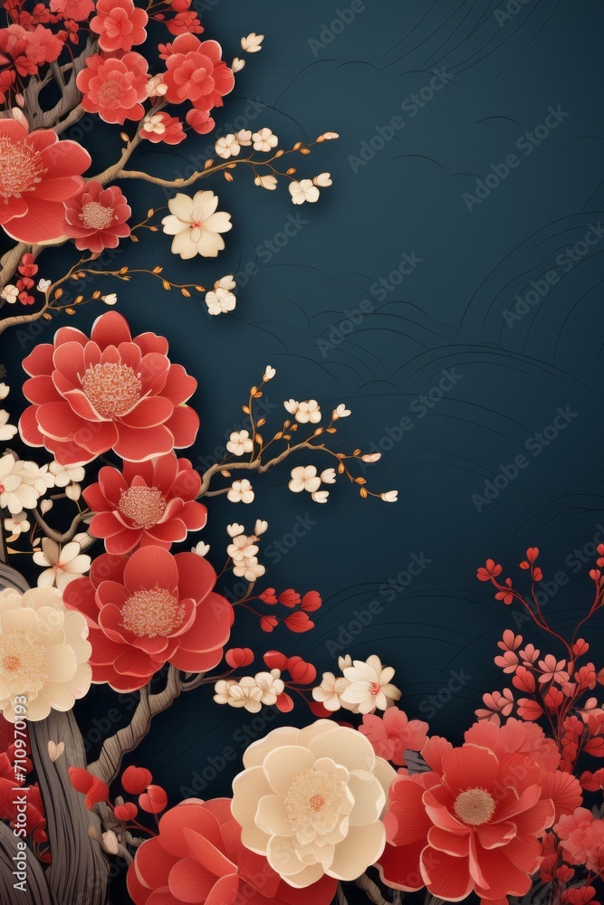 Vertical background wallpaper with the theme of Chinese New Year for ...