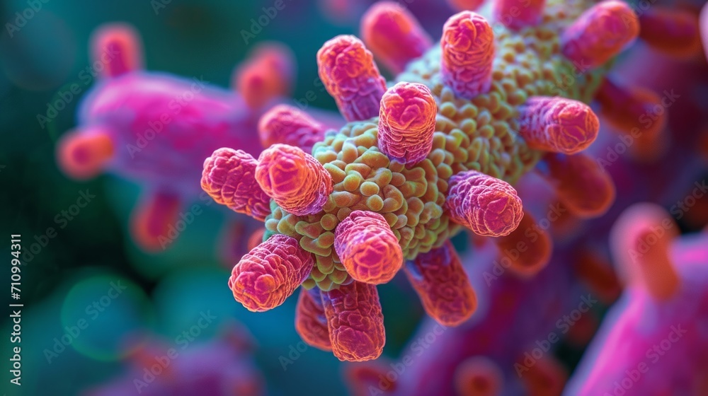 Bordetella Pertussis Bacteria Under Microscope AI Generated Stock ...