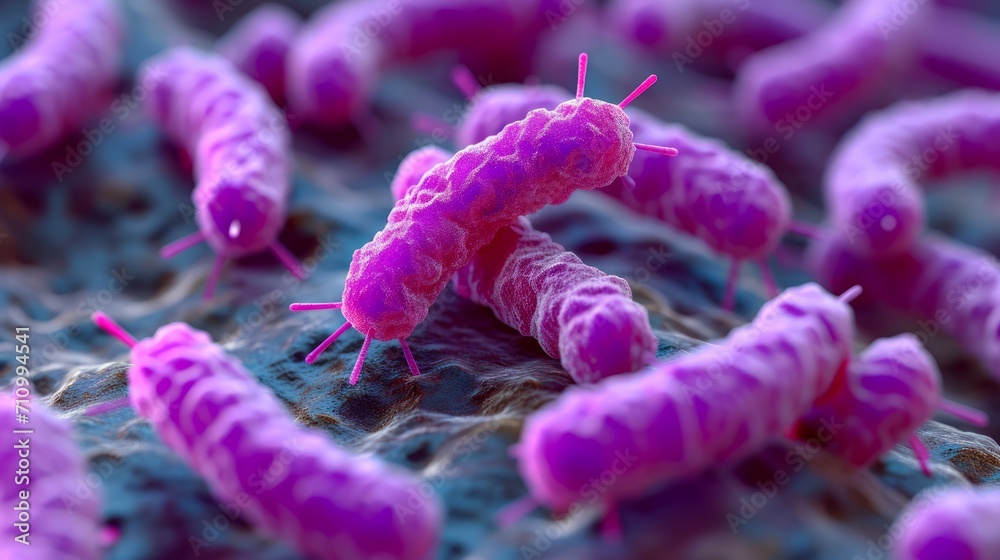 Bordetella Pertussis Bacteria Under Microscope AI Generated Stock ...