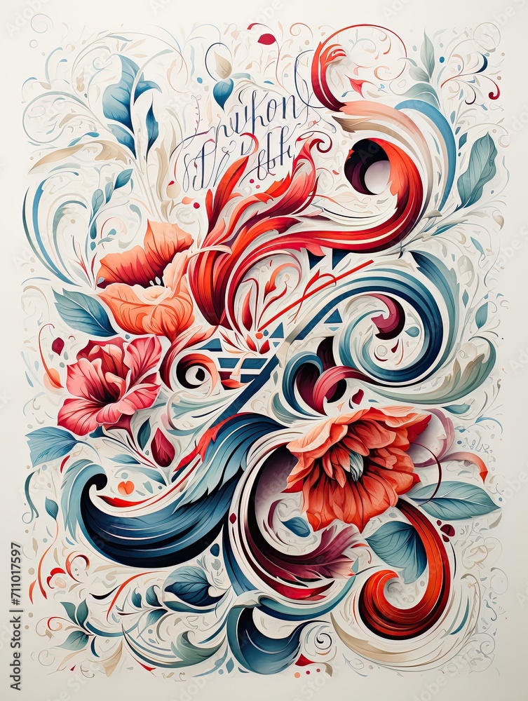 Calligraphy Fonts and Typography Design: The Art of Elegant Letterforms ...