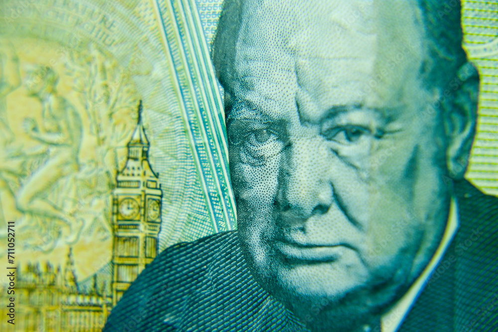 London, UK, 2 January 2024: British five pounds sterling banknote ...