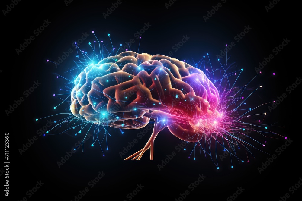 Anatomy brain nerve cells. Neuronal Mind Cell Network Neurons elongated ...