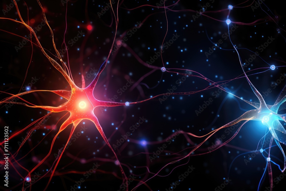 Anatomy brain nerve cells. Neuronal Mind Cell Network Neurons elongated ...