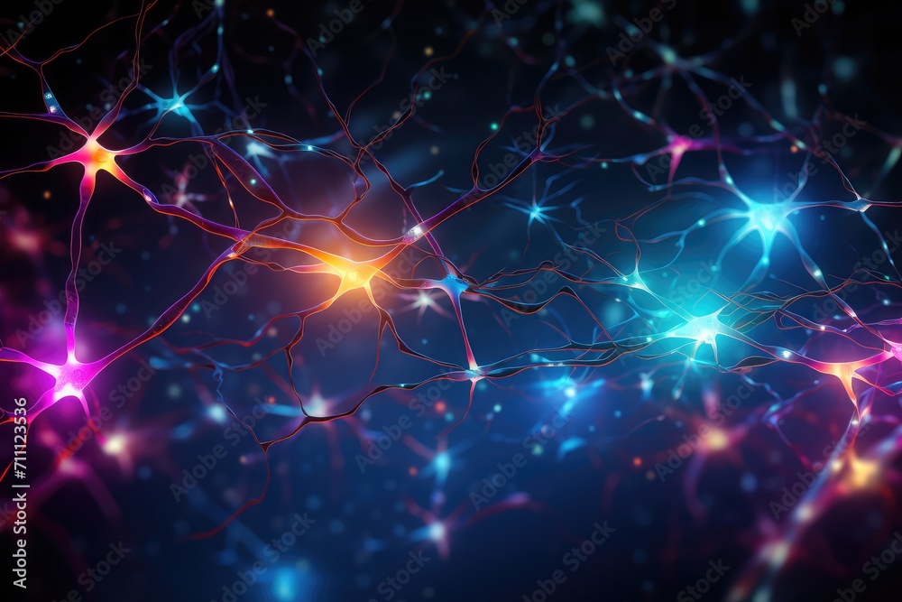 Anatomy brain nerve cells. Neuronal Mind Cell Network Neurons elongated ...