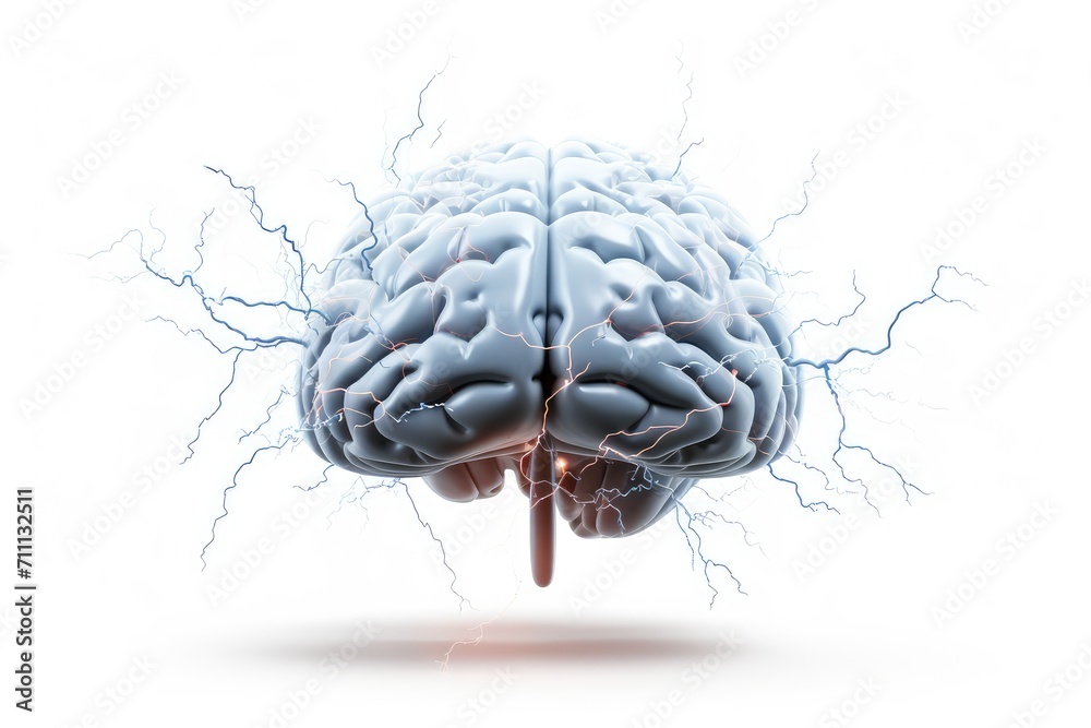 Cerebral metabolism, brain lightning Thunderbolt flashes. Glucose ...