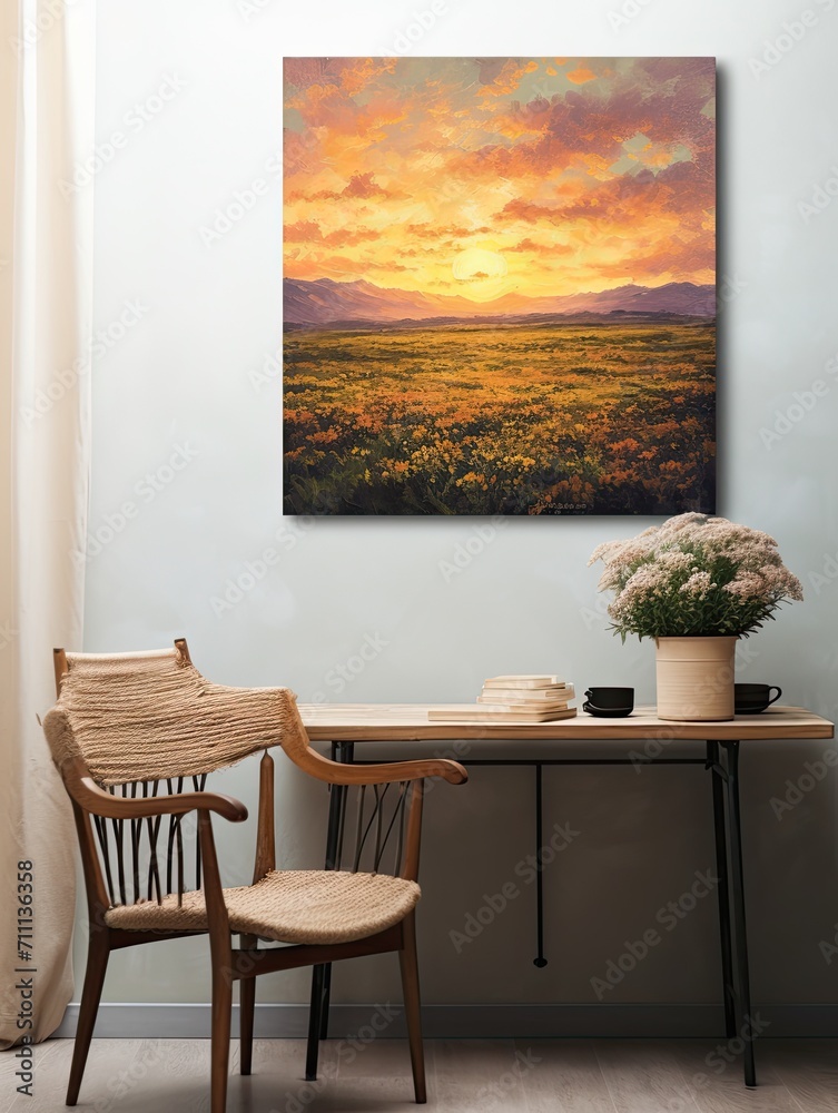 Golden Hour Sunset Fields: A Transformative Evening Landscape for ...